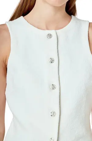 Endless Rose Cotton Blend Knit Vest