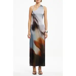 Significant Other Sora Stretch Satin Maxi Dress