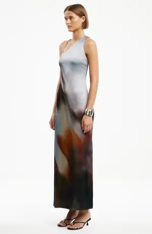 Significant Other Sora Stretch Satin Maxi Dress
