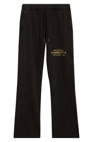 HONOR THE GIFT Embroidered Flare Leg Sweatpants