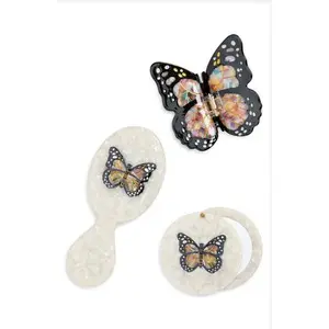 SOLAR ECLIPSE Monarch Butterfly Brush Set - Ivory Monarch