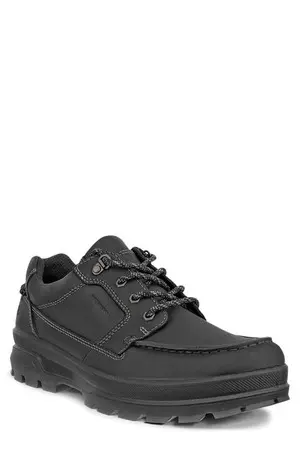 Ecco Track Waterproof Moc Toe Derby - Black