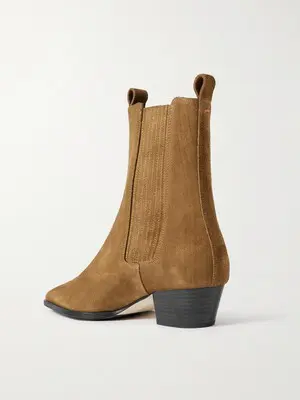 AeydĒ Agata Suede Ankle Boots - Brown