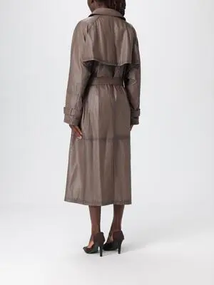 Emporio Armani Leather Trench Coat