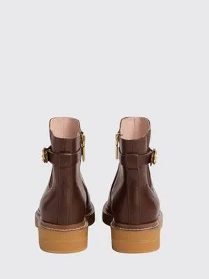 COCCINELLE Buckled Ankle Boots - Brown