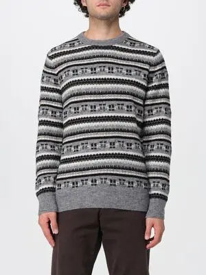 BALLANTYNE Patterned Crew Neck Sweater - Multicolor