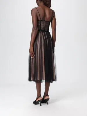 Elisabetta Franchi Tulle Corset Dress
