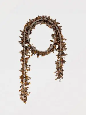 Dries Van Noten Beaded Necklace - Brown