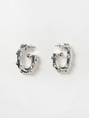 Rabanne Hoop Earrings - Silver