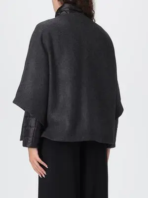 FAY Cape With Quilted Sleeves - Grey
