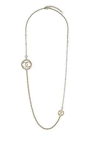 Chanel Cc Chain Necklace - Gold