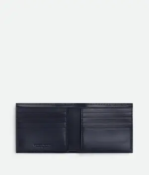 Bottega Veneta Intrecciato Diagonal Bi-fold Wallet