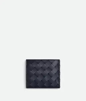 Bottega Veneta Intrecciato Diagonal Bi-fold Wallet