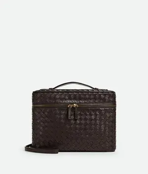 BOTTEGA  VENETA Intrecciato Leather Vanity Case - Fondant