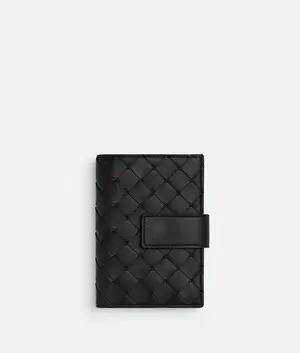BOTTEGA  VENETA Tag Passport Case - Black