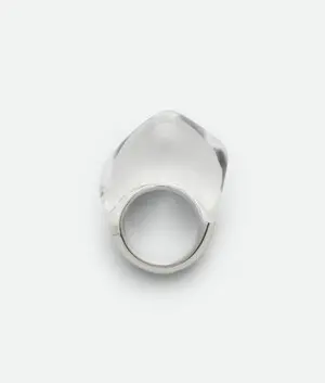 Bottega Veneta Resin And Sterling Silver Ring