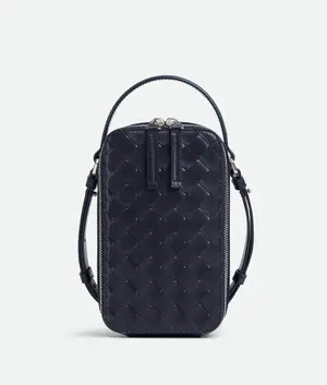 BOTTEGA  VENETA Bottega Veneta Intrecciato Phone Pouch - Nocturnal
