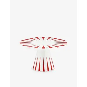 ALESSI Delight Porcelain Cake Stand - White And Red