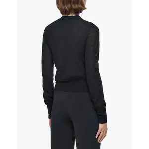 JOSEPH Cashair V-neck Cashmere Cardigan - Black
