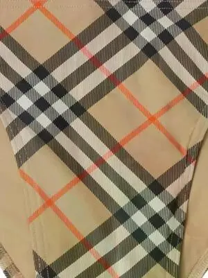 Burberry Check-print Swimming Trunks - Neutrals