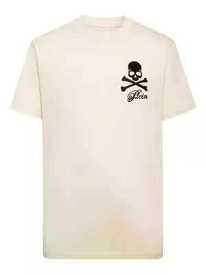 Philipp Plein Skull-print T-shirt Neutrals
