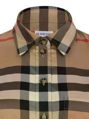 Burberry Checked Cotton Shirt