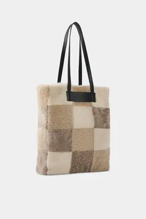 Bogner Hochalp Alexandria Shearling Tote Bag
