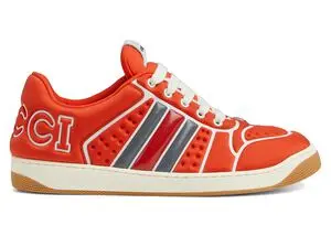 Gucci Screener Neoprene Sneakers - Orange/blue/red