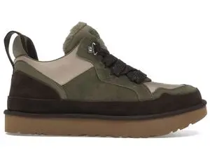 UGG Lowmelin Lace-up Sneaker - Burnt Olive/mustard Seed