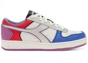 DIADORA Magic Basket Low Sneakers - White/silver/pink