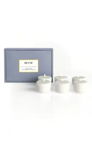BLUEME 6-piece Travel Votive Wax Refill Set - Happiness