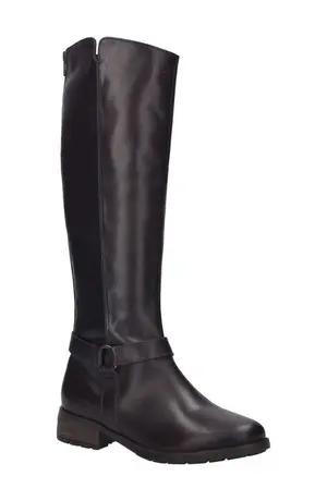 Josef Seibel Knee-high Leather Boots With Harness Strap - Moro