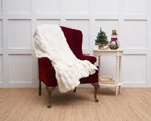 C&F HOME Frosted Tree Throw Blanket