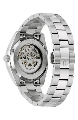 Bulova Surveyor Automatic Bracelet Watch - Silver-tone