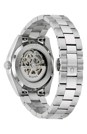 Bulova Surveyor Automatic Bracelet Watch - Silver-tone