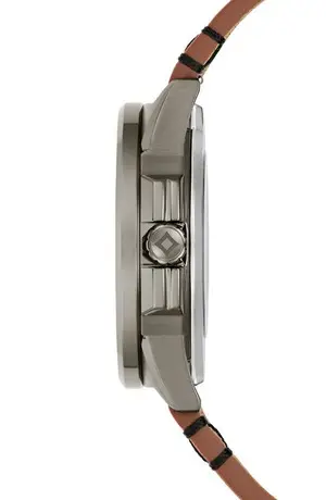 Bulova Frank Lloyd Wright Collection Kalil House Usonian Automatic Leather Strap Watch