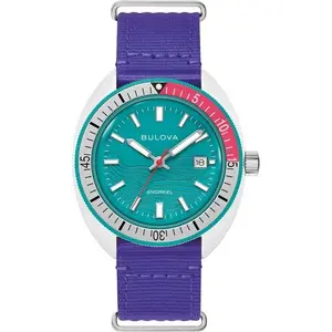 Bulova Snorkel #tide Ocean Material® Strap Watch - Purple