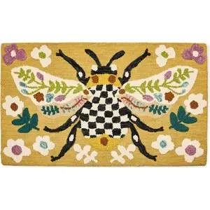 MACKENZIE-CHILDS Autumn Bee Rug - Brown