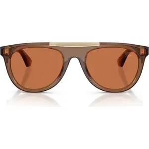Burberry 53mm Pilot Sunglasses - Brown