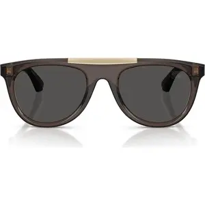 Burberry 53mm Pilot Sunglasses - Grey