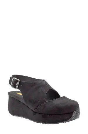 VOLATILE Aurora Platform Wedge Sandal - Black