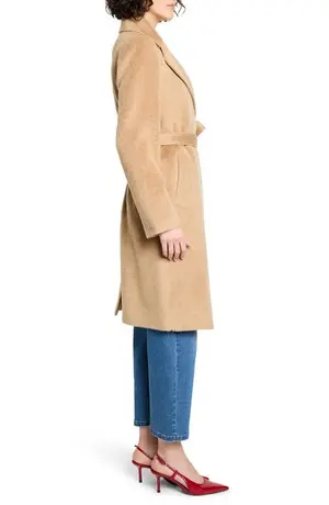NIC+ZOE Wool Blend Belted Wrap Coat