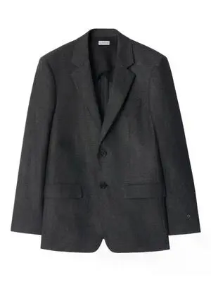 Burberry Check Wool Cashmere Tailored Jacket