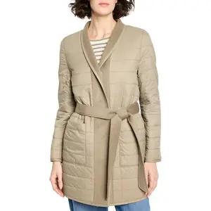 NIC+ZOE Reversible Belted Coat - Pewter