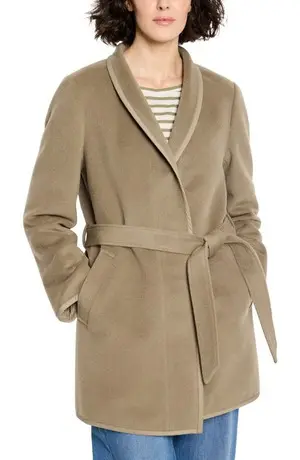 NIC+ZOE Reversible Belted Coat - Pewter