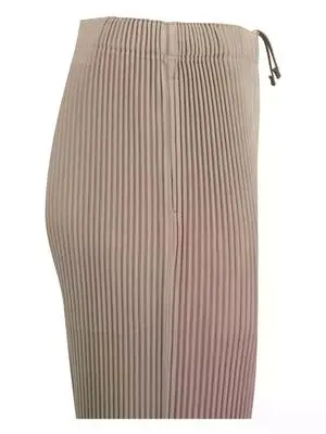 Issey Miyake Pleated Tailored Trousers - Brown