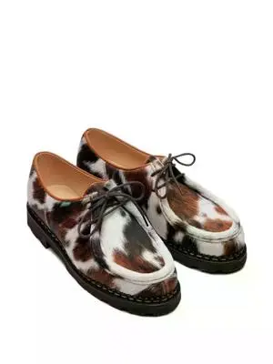 Paraboot Animal-print Leather Sneakers - Brown
