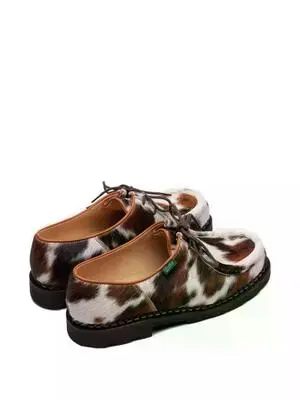 Paraboot Animal-print Leather Sneakers - Brown