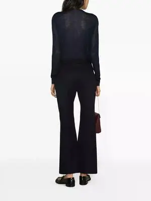 JOSEPH Tafira Mid-rise Flared Trousers