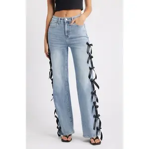 PTCL High-waist Wide-leg Jeans